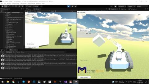 Robotic Simulator: How to define actions between robots (26/27) | Mecharithm