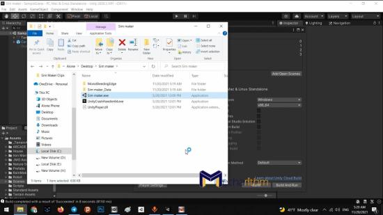 Robotic Simulator: Exporting a .exe from the Project (21/27) | Mecharithm