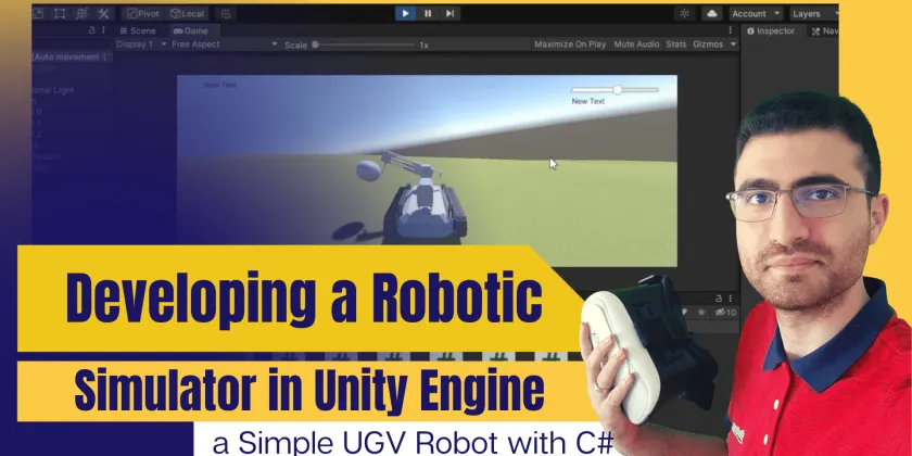 Robotic Simulator Creating A Simple Ugv Robot In Unity With C 1327