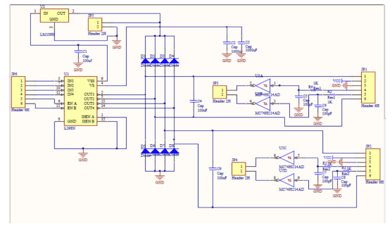 Design and Implementation of Driver for 8 DC Motors | Mecharithm