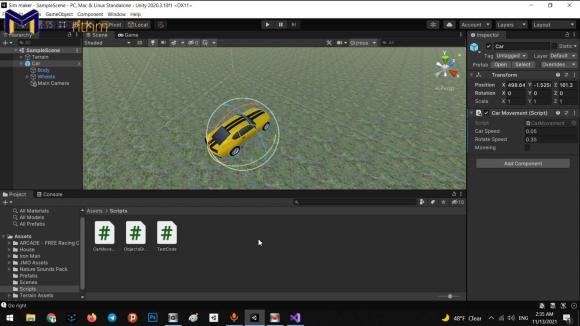 Robotic Simulator C Scripting In Unity Beginner 1027 Mecharithm